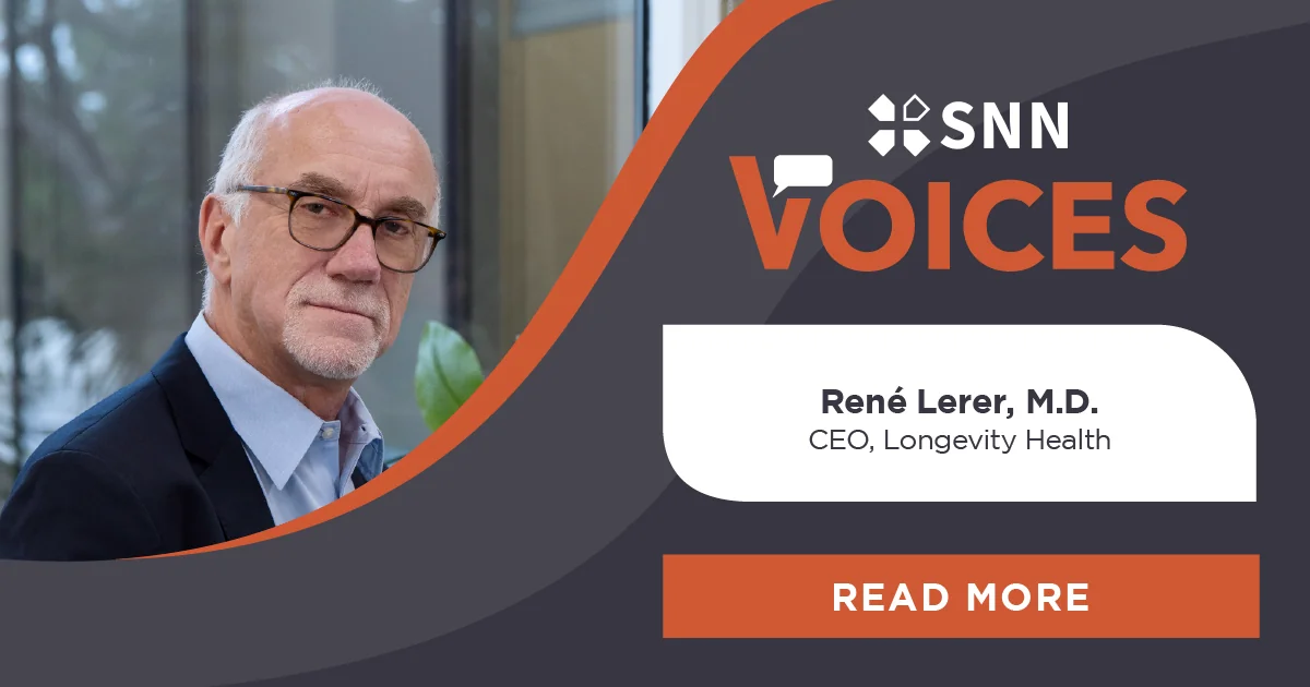 Voices: René Lerer, M.D., CEO, Longevity Health - Skilled Nursing News